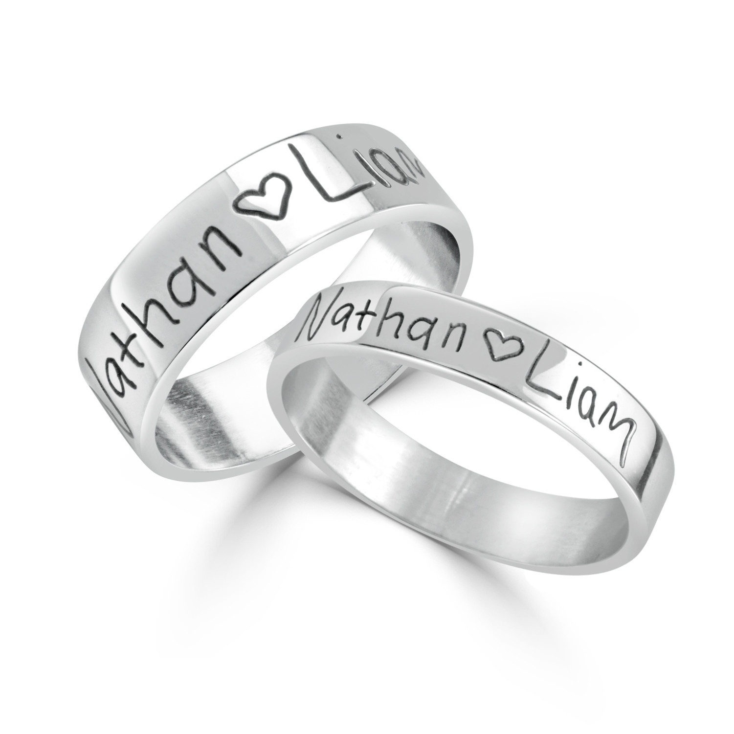 Handwriting ring store