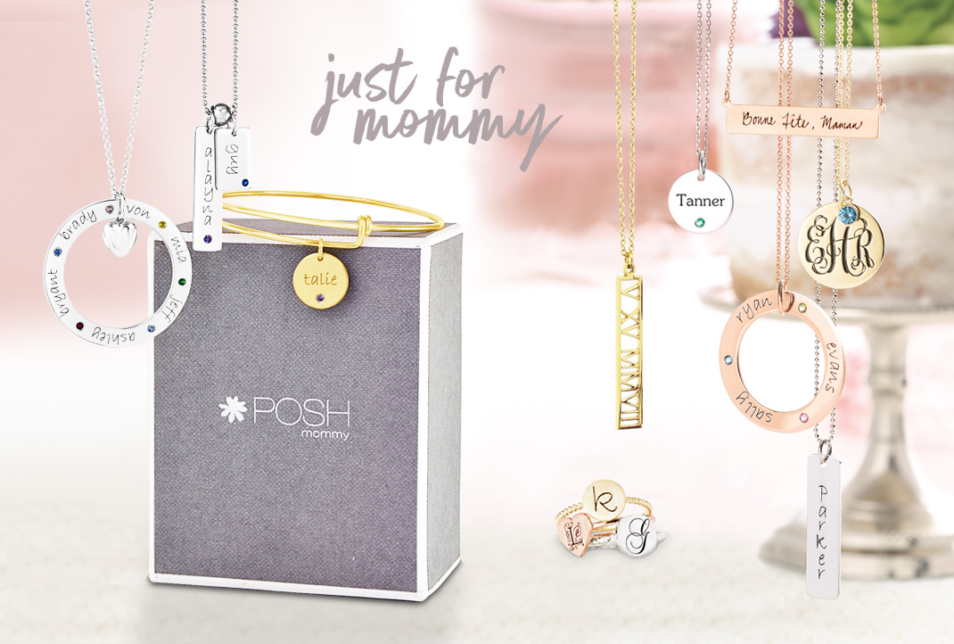 POSH Mommy Jewelry | Mom Jewelry, Personalized Mom Necklace